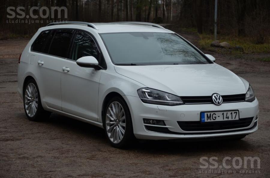 Balts Volkswagen Golf 2016 Rīga, ar dzinēja tilpumu 2.00 L un nobraukumu 257 tūkst. km par 7990 €, foto 1 vietnē AUTOMOTO.COM.LV