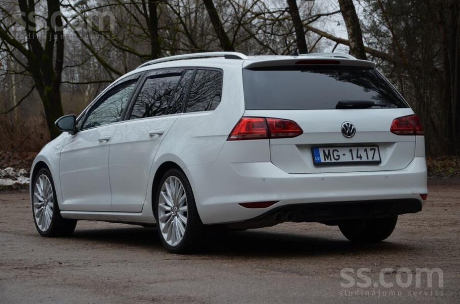 Balts Volkswagen Golf 2016 Rīga, ar dzinēja tilpumu 2.00 L un nobraukumu 257 tūkst. km par 7990 €, foto 7 vietnē AUTOMOTO.COM.LV
