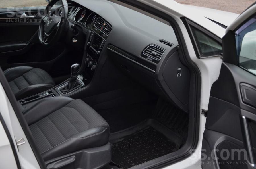 Balts Volkswagen Golf 2016 Rīga, ar dzinēja tilpumu 2.00 L un nobraukumu 257 tūkst. km par 7990 €, foto 25 vietnē AUTOMOTO.COM.LV