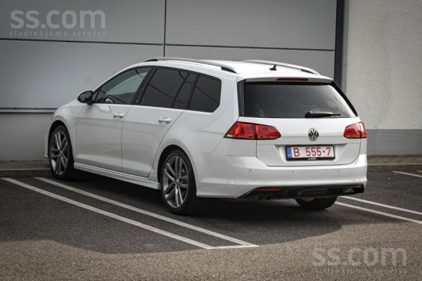 White Volkswagen Golf 2016 in Riga, with an engine capacity of 2.00 L and mileage of 213 thousand km for 9995 €, photo 6 on AUTOMOTO.COM.LV