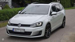 White Volkswagen Golf 2016 in Raseiniai, with an engine capacity of 1.97 L and mileage of 236 thousand km for 9990 €, photo 3 on AUTOMOTO.COM.LV