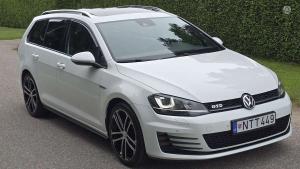 White Volkswagen Golf 2016 in Raseiniai, with an engine capacity of 1.97 L and mileage of 236 thousand km for 9990 €, photo 7 on AUTOMOTO.COM.LV