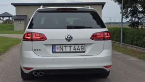 White Volkswagen Golf 2016 in Raseiniai, with an engine capacity of 1.97 L and mileage of 236 thousand km for 9990 €, photo 10 on AUTOMOTO.COM.LV
