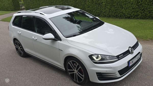 White Volkswagen Golf 2016 in Raseiniai, with an engine capacity of 1.97 L and mileage of 236 thousand km for 9990 €, photo 10 on AUTOMOTO.COM.LV