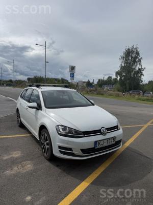 White Volkswagen Golf 2016 in Riga, with an engine capacity of 1.40 L and mileage of 262 thousand km for 5200 €, photo  on AUTOMOTO.COM.LV