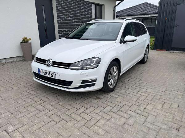 White Volkswagen Golf 2016 in Kaunas, with an engine capacity of 1.97 L and mileage of 329 thousand km for 7500 €, photo 1 on AUTOMOTO.COM.LV