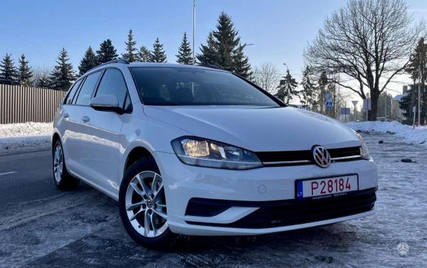 White Volkswagen Golf 2017 in Kaunas, with an engine capacity of 1.60 L and mileage of 215 thousand km for 7450 €, photo 1 on AUTOMOTO.COM.LV