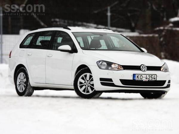 White Volkswagen Golf 2017 in Riga, with an engine capacity of 1.60 L and mileage of 234 thousand km for 8700 €, photo 3 on AUTOMOTO.COM.LV