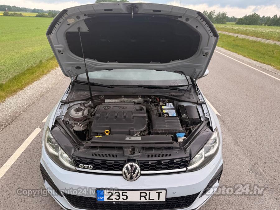 White Volkswagen Golf 2017 in Tallinn, with an engine capacity of 2.00 L and mileage of 225 thousand km for 17000 €, photo 12 on AUTOMOTO.COM.LV