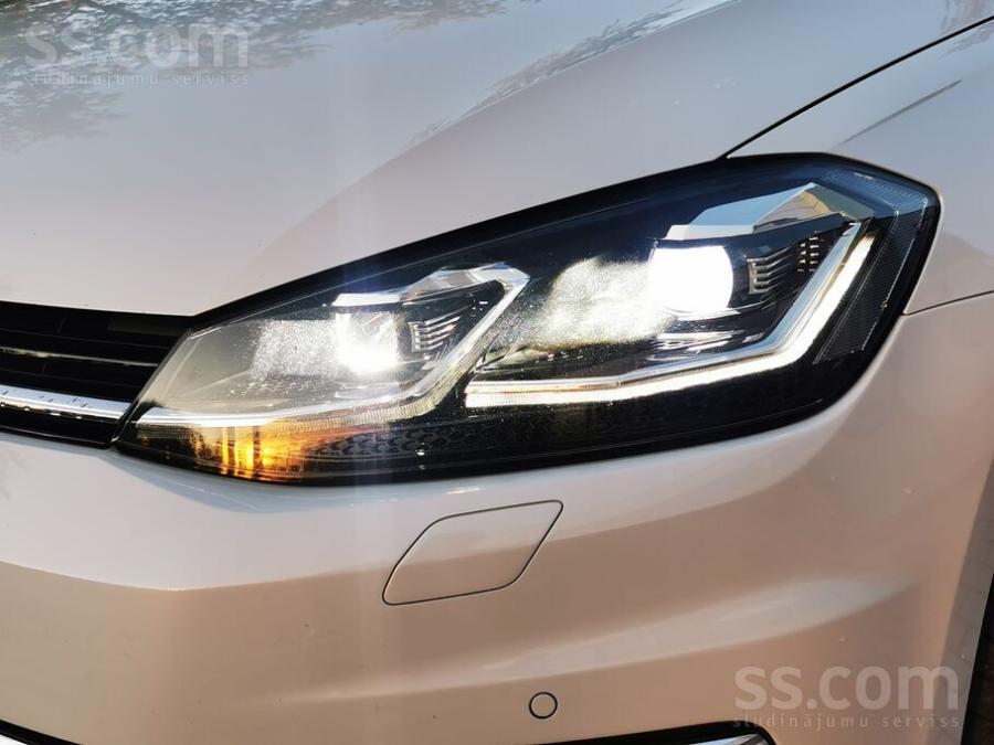 White Volkswagen Golf 2017 in Tukums, with an engine capacity of 2.00 L and mileage of 258 thousand km for 10199 €, photo 24 on AUTOMOTO.COM.LV
