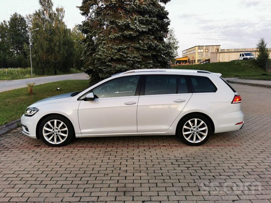 White Volkswagen Golf 2017 in Tukums, with an engine capacity of 2.00 L and mileage of 258 thousand km for 10199 €, photo 26 on AUTOMOTO.COM.LV