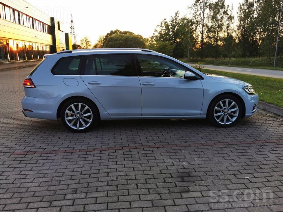 White Volkswagen Golf 2017 in Tukums, with an engine capacity of 2.00 L and mileage of 258 thousand km for 10199 €, photo 27 on AUTOMOTO.COM.LV