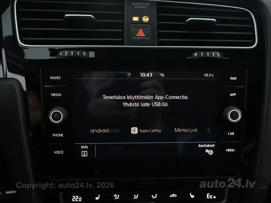 Balts Volkswagen Golf 2017 Tallina, ar dzinēja tilpumu 1.40 L un nobraukumu 145 tūkst. km par 14000 €, foto 17 vietnē AUTOMOTO.COM.LV