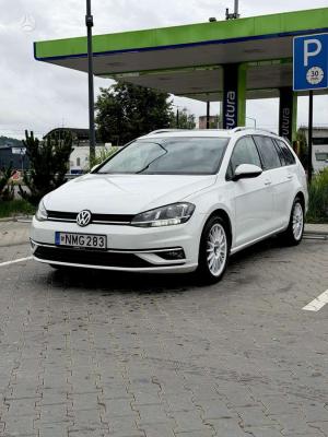 Balts Volkswagen Golf 2017 Viļņa, ar dzinēja tilpumu 1.60 L un nobraukumu 151 tūkst. km par 8600 €, foto  vietnē AUTOMOTO.COM.LV