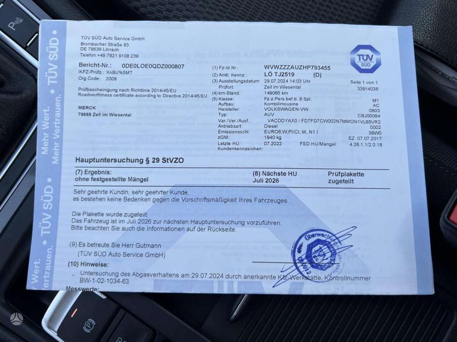 Balts Volkswagen Golf 2017 Šauļi, ar dzinēja tilpumu 1.60 L un nobraukumu 214 tūkst. km par 8900 €, foto 27 vietnē AUTOMOTO.COM.LV