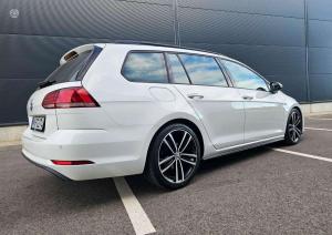 White Volkswagen Golf 2017 in Kaunas, with an engine capacity of 1.97 L and mileage of 205 thousand km for 13000 €, photo 5 on AUTOMOTO.COM.LV