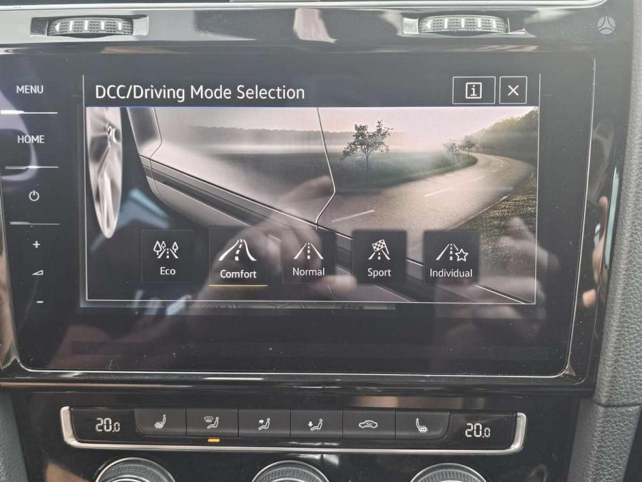 White Volkswagen Golf 2017 in Kaunas, with an engine capacity of 1.97 L and mileage of 205 thousand km for 13000 €, photo 16 on AUTOMOTO.COM.LV
