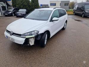 Balts Volkswagen Golf 2018 Kauņa, ar dzinēja tilpumu 1.60 L un nobraukumu 343 tūkst. km par 4000 €, foto  vietnē AUTOMOTO.COM.LV