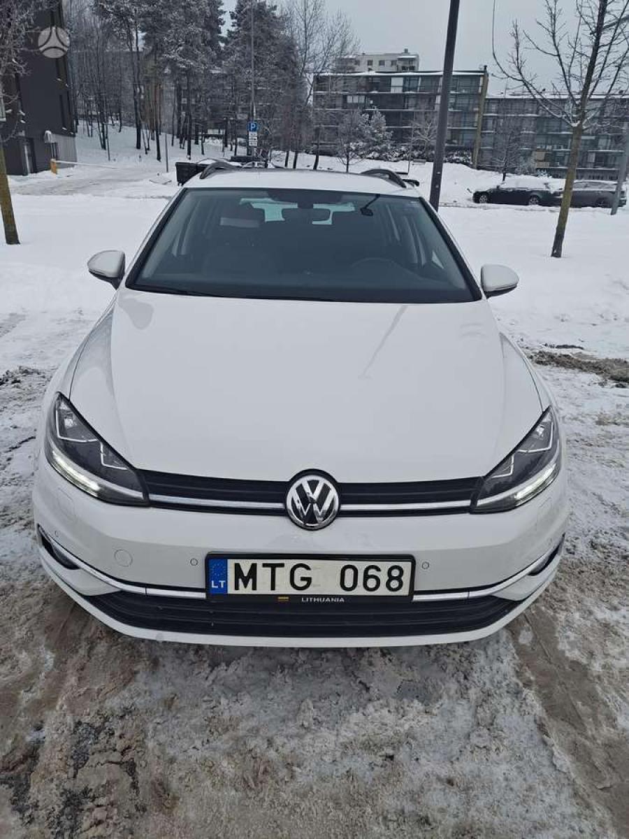 Balts Volkswagen Golf 2018 Viļņa, ar dzinēja tilpumu 1.60 L un nobraukumu 185 tūkst. km par 8900 €, foto 1 vietnē AUTOMOTO.COM.LV