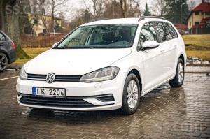 White Volkswagen Golf 2018 in Riga, with an engine capacity of 1.60 L and mileage of 0 thousand km for 6990 €, photo  on AUTOMOTO.COM.LV
