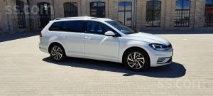 White Volkswagen Golf 2018 in Riga, with an engine capacity of 2.00 L and mileage of 160 thousand km for 10750 €, photo  on AUTOMOTO.COM.LV
