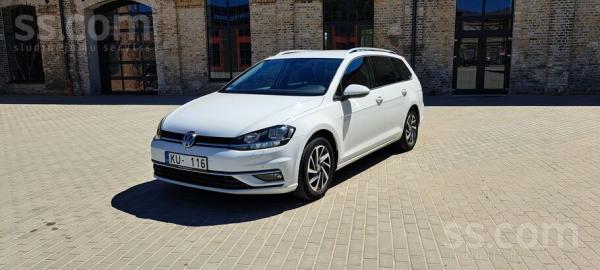 White Volkswagen Golf 2018 in Riga, with an engine capacity of 2.00 L and mileage of 160 thousand km for 10750 €, photo 7 on AUTOMOTO.COM.LV