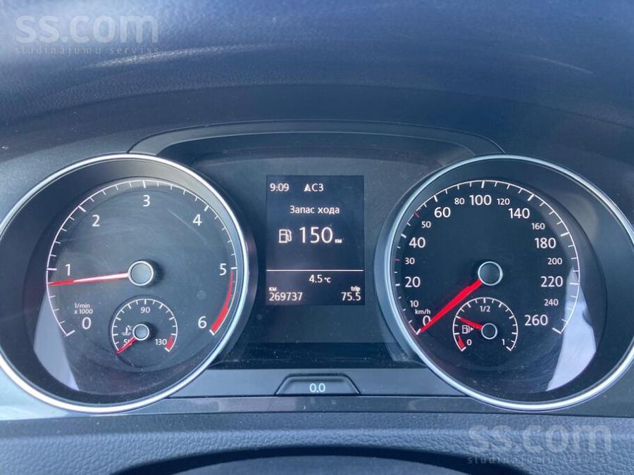 Balts Volkswagen Golf 2018 Rīga, ar dzinēja tilpumu 1.60 L un nobraukumu 270 tūkst. km par 6850 €, foto 7 vietnē AUTOMOTO.COM.LV