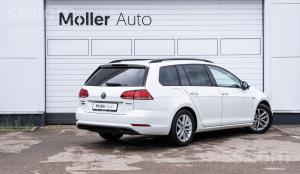 White Volkswagen Golf 2019 in Riga, with an engine capacity of 1.50 L and mileage of 151 thousand km for 10490 €, photo 4 on AUTOMOTO.COM.LV
