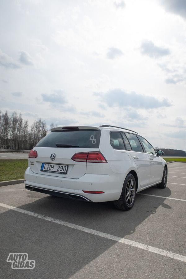 White Volkswagen Golf 2019 in Kaunas, with an engine capacity of 1.50 L and mileage of 165 thousand km for 10500 €, photo 3 on AUTOMOTO.COM.LV