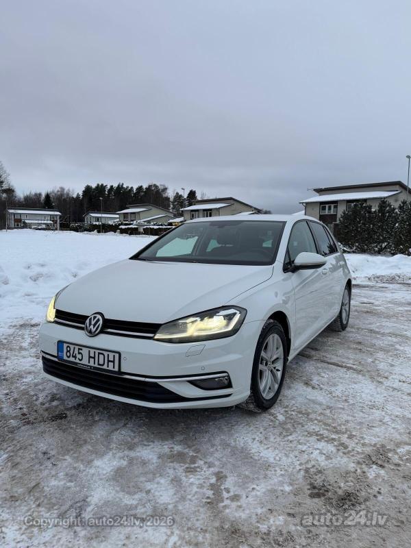 White Volkswagen Golf 2019 in Tallinn, with an engine capacity of 1.50 L and mileage of 128 thousand km for 15500 €, photo 1 on AUTOMOTO.COM.LV