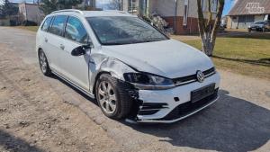 White Volkswagen Golf 2019 in Vilnius, with an engine capacity of 2.00 L and mileage of 110 thousand km for 16350 €, photo 20 on AUTOMOTO.COM.LV