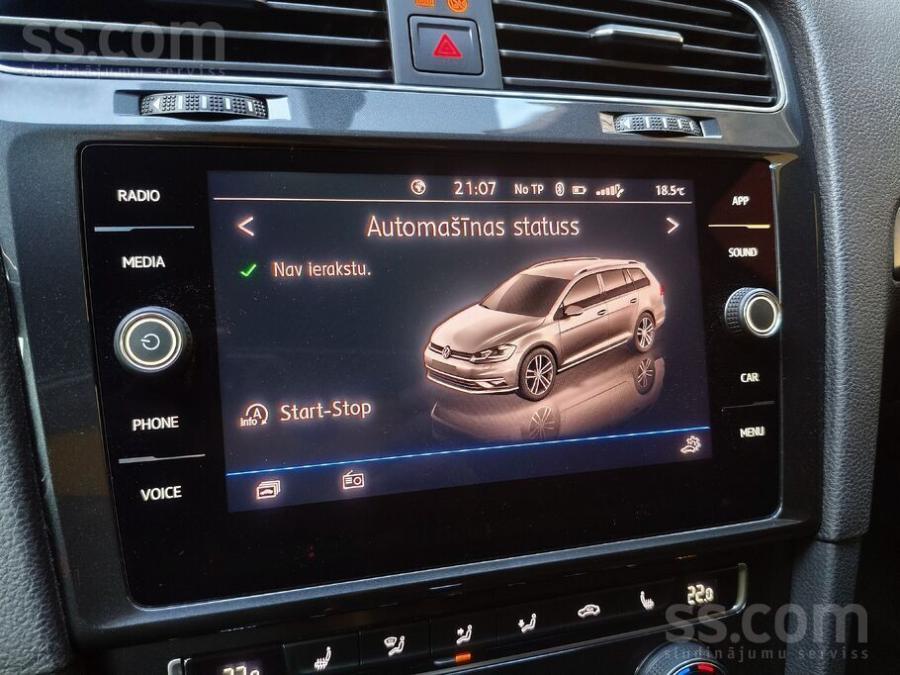 Balts Volkswagen Golf 2019 Preiļi, ar dzinēja tilpumu 1.60 L un nobraukumu 245 tūkst. km par 8690 €, foto 31 vietnē AUTOMOTO.COM.LV