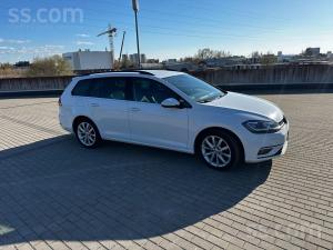White Volkswagen Golf 2019 in Riga, with an engine capacity of 2.00 L and mileage of 208 thousand km for 9400 €, photo  on AUTOMOTO.COM.LV