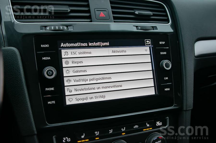 Balts Volkswagen Golf 2019 Tukums, ar dzinēja tilpumu 1.60 L un nobraukumu 220 tūkst. km par 8000 €, foto 25 vietnē AUTOMOTO.COM.LV