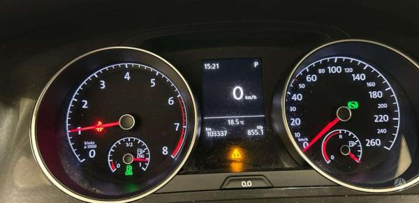 Белый Фольксваген Гольф 2019 в Вильнюс, объемом двигателя 1.50 л и пробегом 103 тыс. км за 11375 €, фото 9 на AUTOMOTO.COM.LV