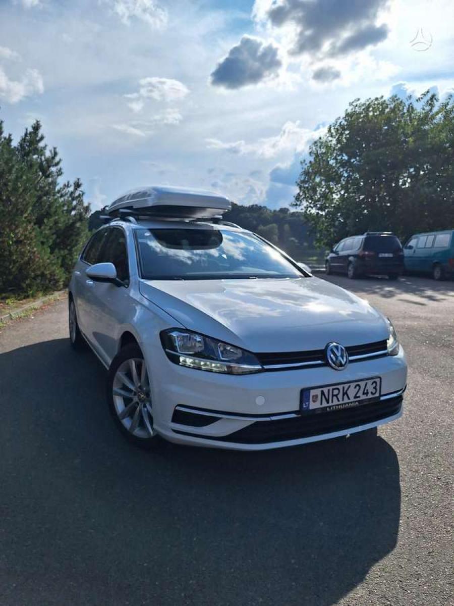 Balts Volkswagen Golf 2019 Kauņa, ar dzinēja tilpumu 1.80 L un nobraukumu 57 tūkst. km par 14700 €, foto 1 vietnē AUTOMOTO.COM.LV