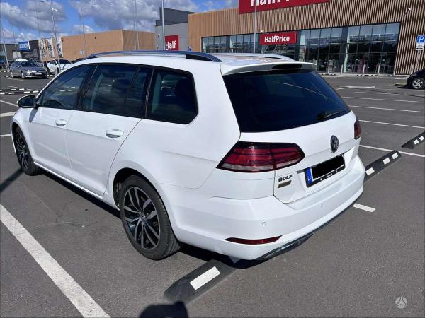 White Volkswagen Golf 2019 in Kaunas, with an engine capacity of 1.60 L and mileage of 122 thousand km for 11500 €, photo 7 on AUTOMOTO.COM.LV