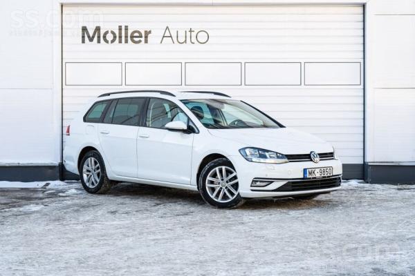 White Volkswagen Golf 2020 in Riga, with an engine capacity of 1.50 L and mileage of 119 thousand km for 12750 €, photo 2 on AUTOMOTO.COM.LV