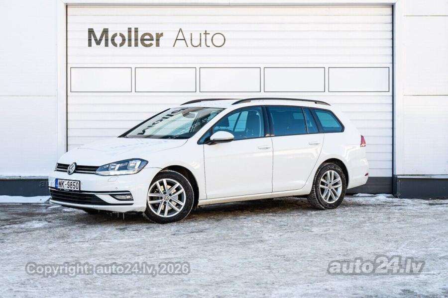 White Volkswagen Golf 2020 in Riga, with an engine capacity of 1.50 L and mileage of 119 thousand km for 13066 €, photo 1 on AUTOMOTO.COM.LV
