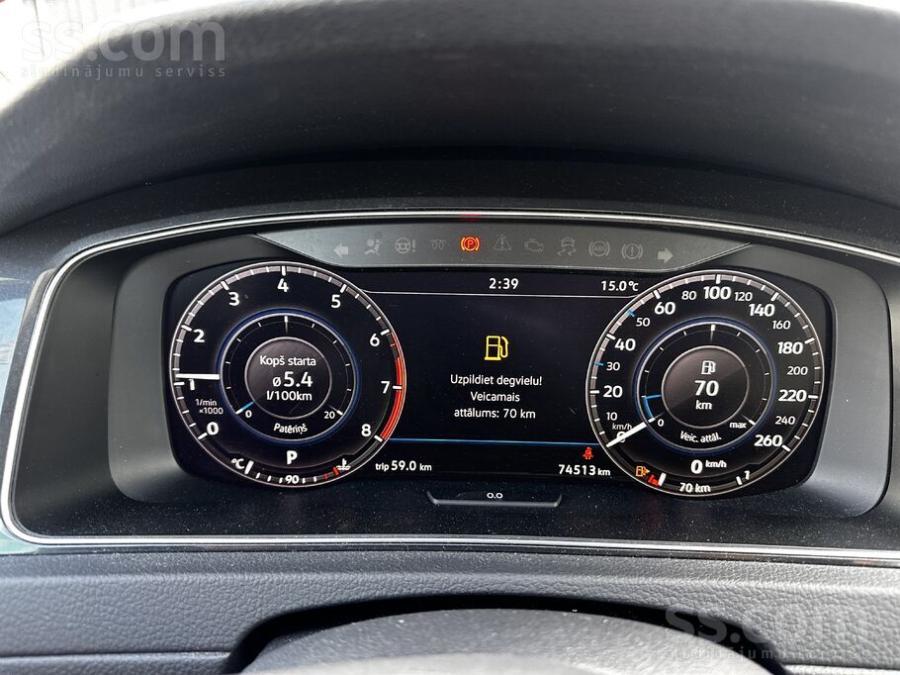 Balts Volkswagen Golf 2020 Rīga, ar dzinēja tilpumu 1.50 L un nobraukumu 75 tūkst. km par 13900 €, foto 6 vietnē AUTOMOTO.COM.LV