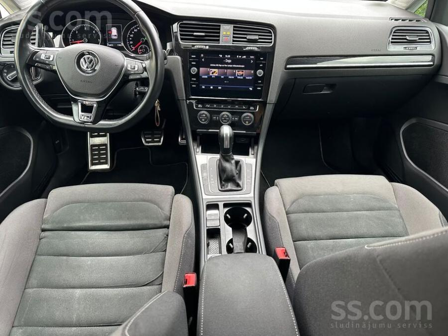 White Volkswagen Golf 2020 in Riga, with an engine capacity of 2.00 L and mileage of 213 thousand km for 10550 €, photo 8 on AUTOMOTO.COM.LV
