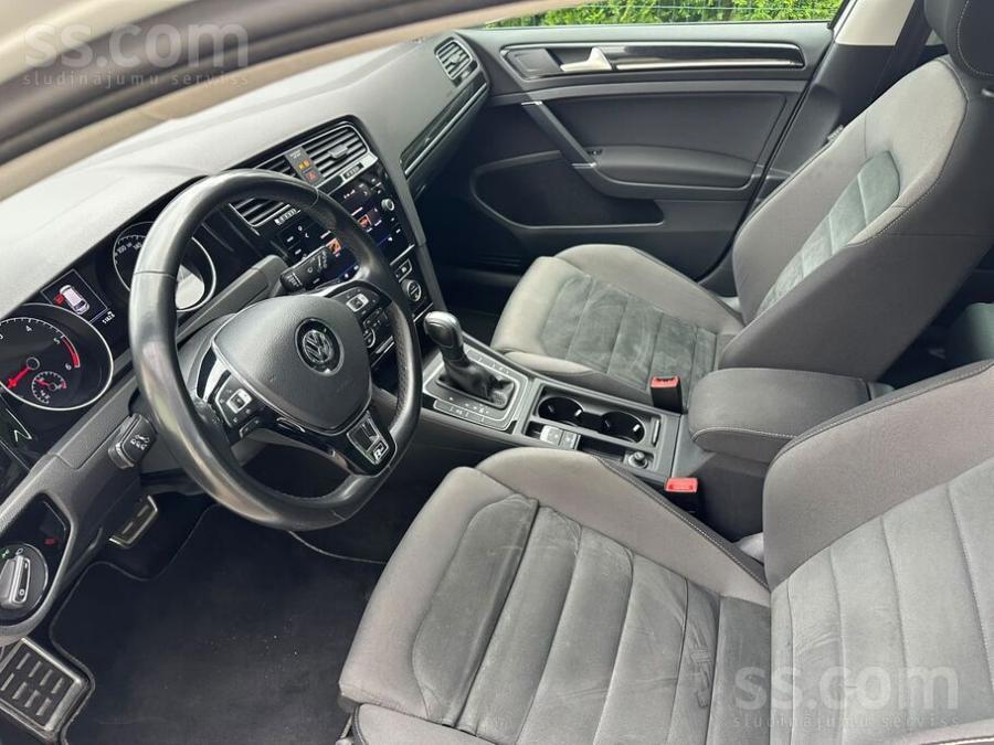 White Volkswagen Golf 2020 in Riga, with an engine capacity of 2.00 L and mileage of 213 thousand km for 10550 €, photo 9 on AUTOMOTO.COM.LV