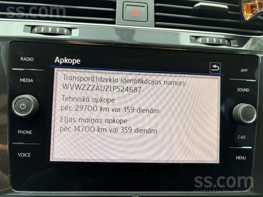 Белый Фольксваген Гольф 2020 в Рига, объемом двигателя 1.50 л и пробегом 80 тыс. км за 16000 €, фото 31 на AUTOMOTO.COM.LV