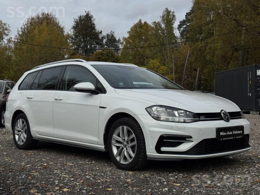 White Volkswagen Golf 2020 in Valmiera, with an engine capacity of 2.00 L and mileage of 234 thousand km for 11500 €, photo 1 on AUTOMOTO.COM.LV