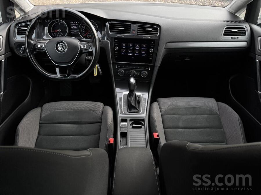 White Volkswagen Golf 2020 in Valmiera, with an engine capacity of 2.00 L and mileage of 234 thousand km for 11500 €, photo 19 on AUTOMOTO.COM.LV