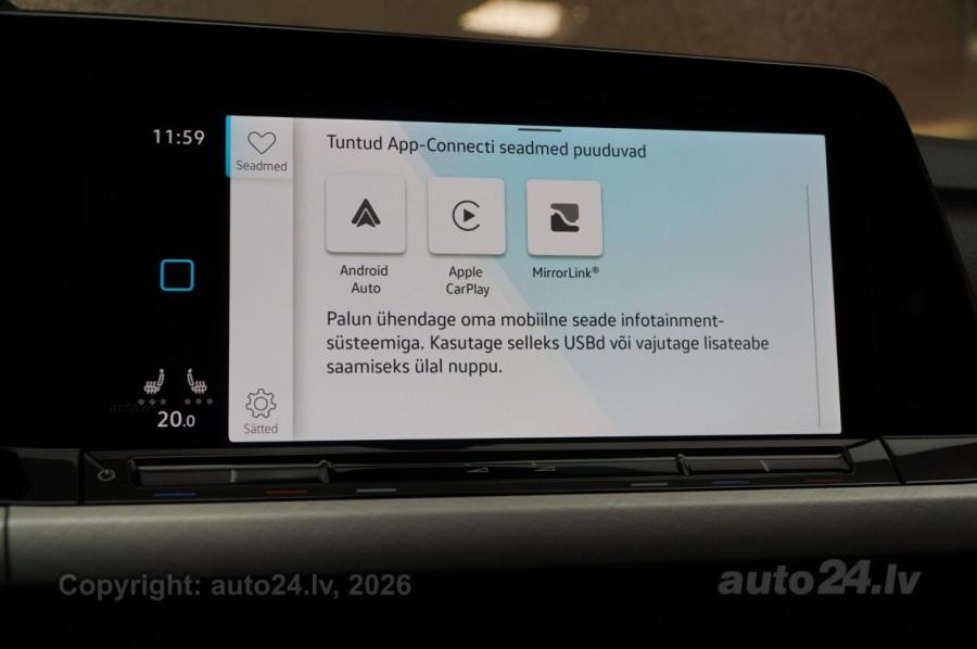 Белый Фольксваген Гольф 2021 в Таллин, объемом двигателя 2.00 л и пробегом 202 тыс. км за 13900 €, фото 19 на AUTOMOTO.COM.LV