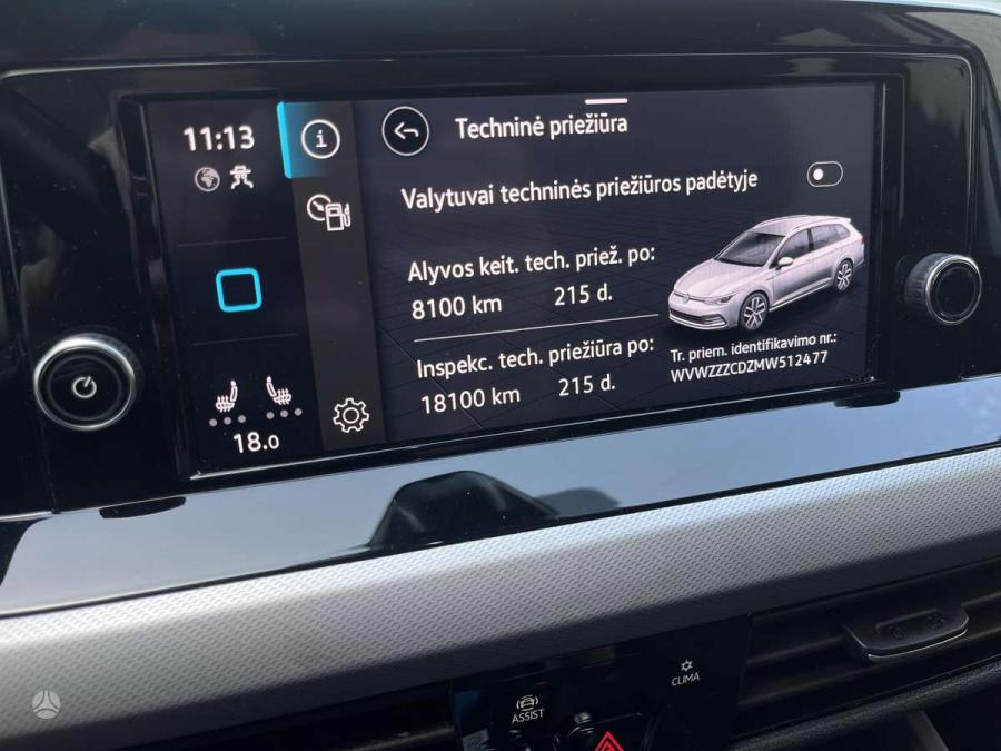 Белый Фольксваген Гольф 2021 в Вильнюс, объемом двигателя 1.97 л и пробегом 244 тыс. км за 10902 €, фото 21 на AUTOMOTO.COM.LV