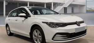 White Volkswagen Golf 2023 in Vilnius, with an engine capacity of 1.50 L and mileage of 50 thousand km for 19785 €, photo 4 on AUTOMOTO.COM.LV