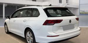 White Volkswagen Golf 2023 in Vilnius, with an engine capacity of 1.50 L and mileage of 50 thousand km for 19785 €, photo 5 on AUTOMOTO.COM.LV