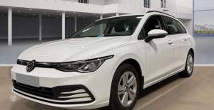 White Volkswagen Golf 2023 in Vilnius, with an engine capacity of 1.50 L and mileage of 51 thousand km for 18635 €, photo  on AUTOMOTO.COM.LV